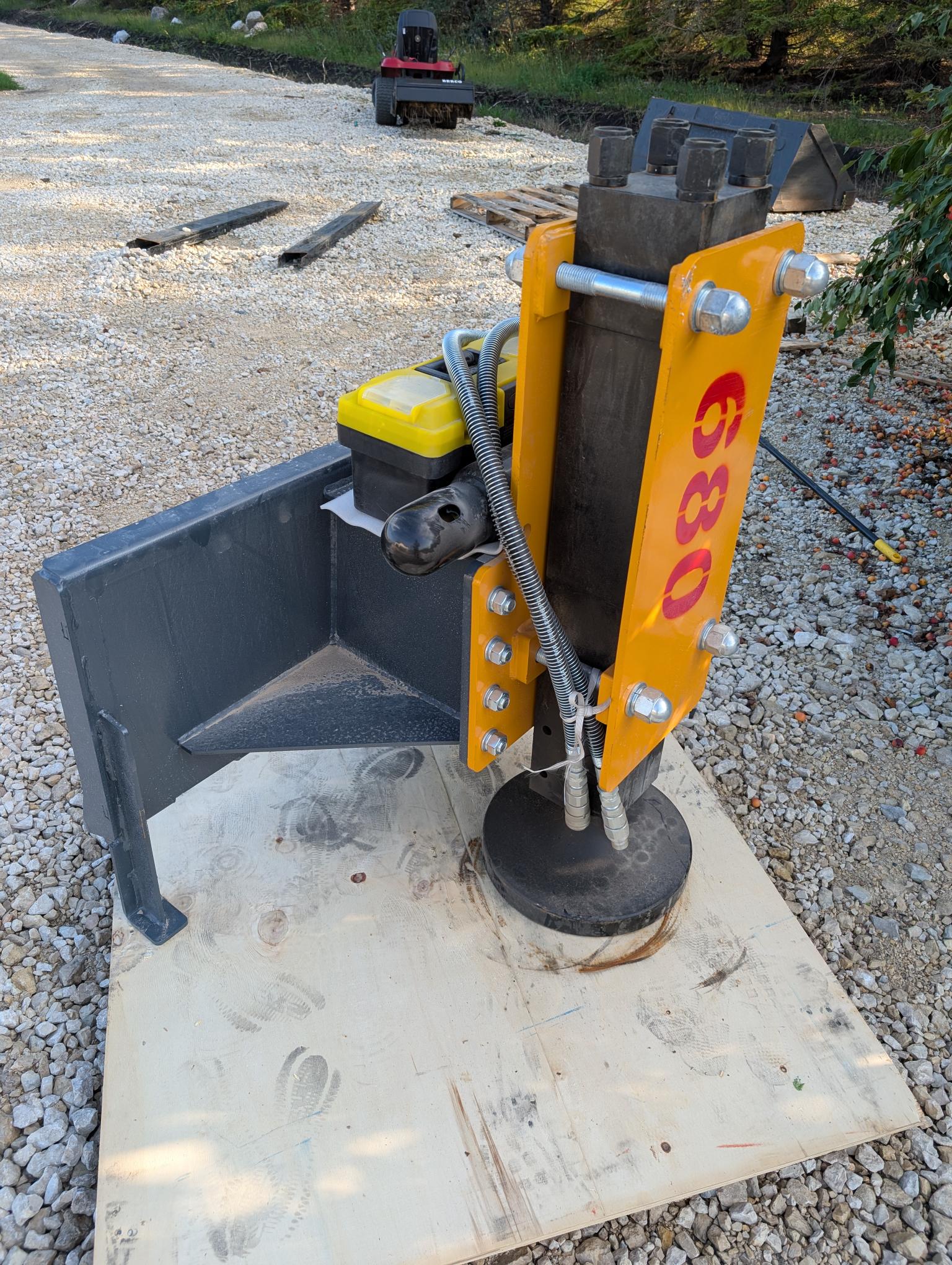 Handy Post Pounder Post Driver Skid Steer Attachment – Attachment ...